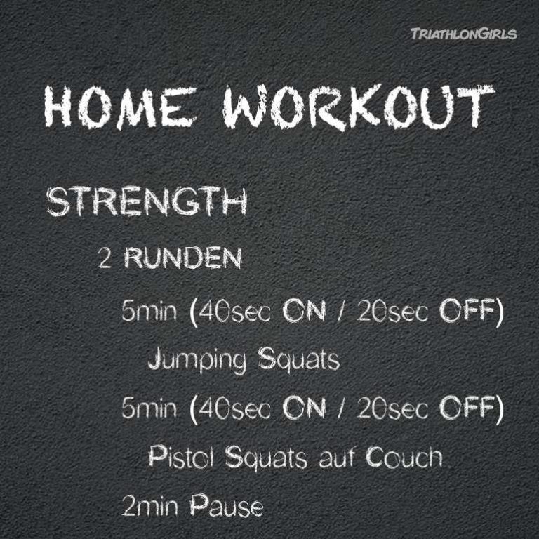 Home Workout 06 - Leg Day - Training für deine Beine